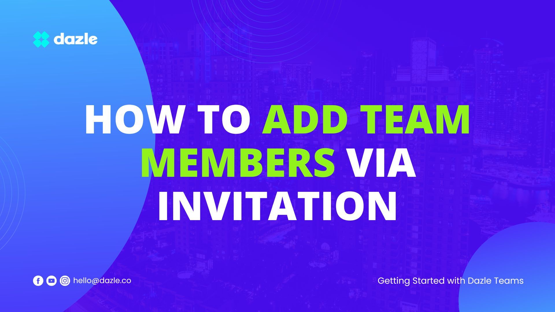 How to add team members via invitation